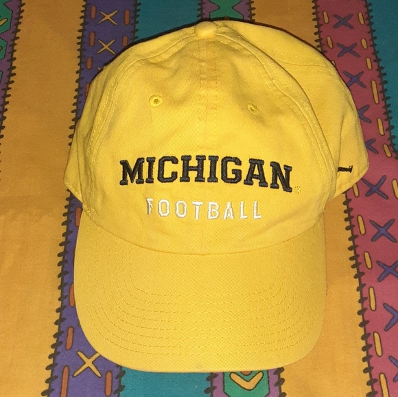 Jordan | Accessories | New Jordan Michigan Wolverines Football Dad Cap ...